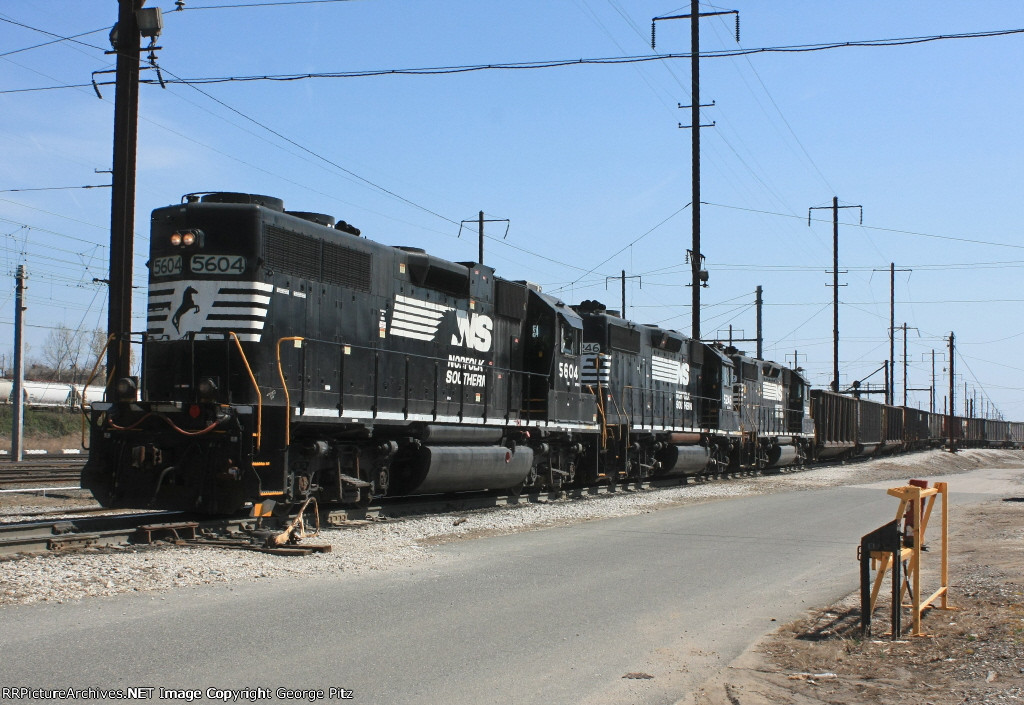 Working the yard lead